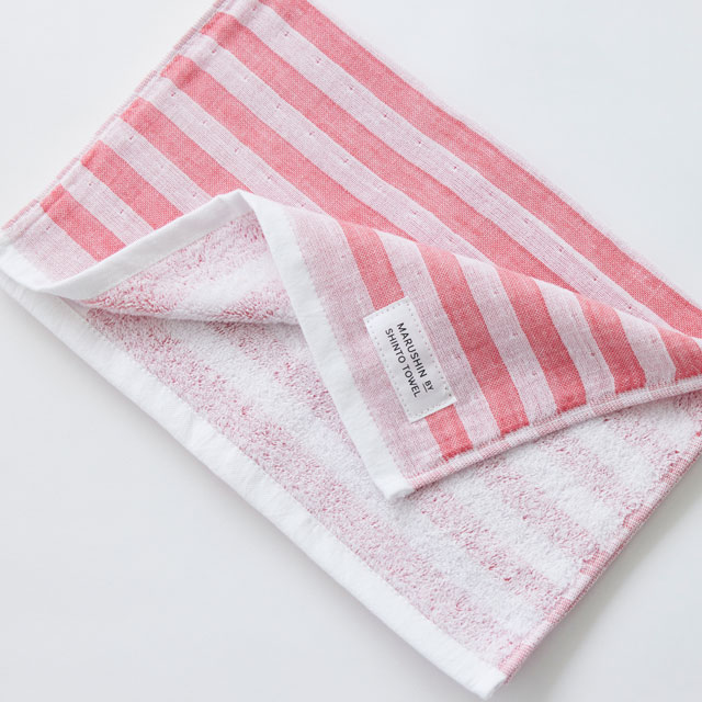 MARUSHIN BY SHINTO TOWEL シマ ハンドタオル2枚 箱入り MARUSHIN BY SHINTO TOWEL シマ ハンドタオル2枚 箱入り